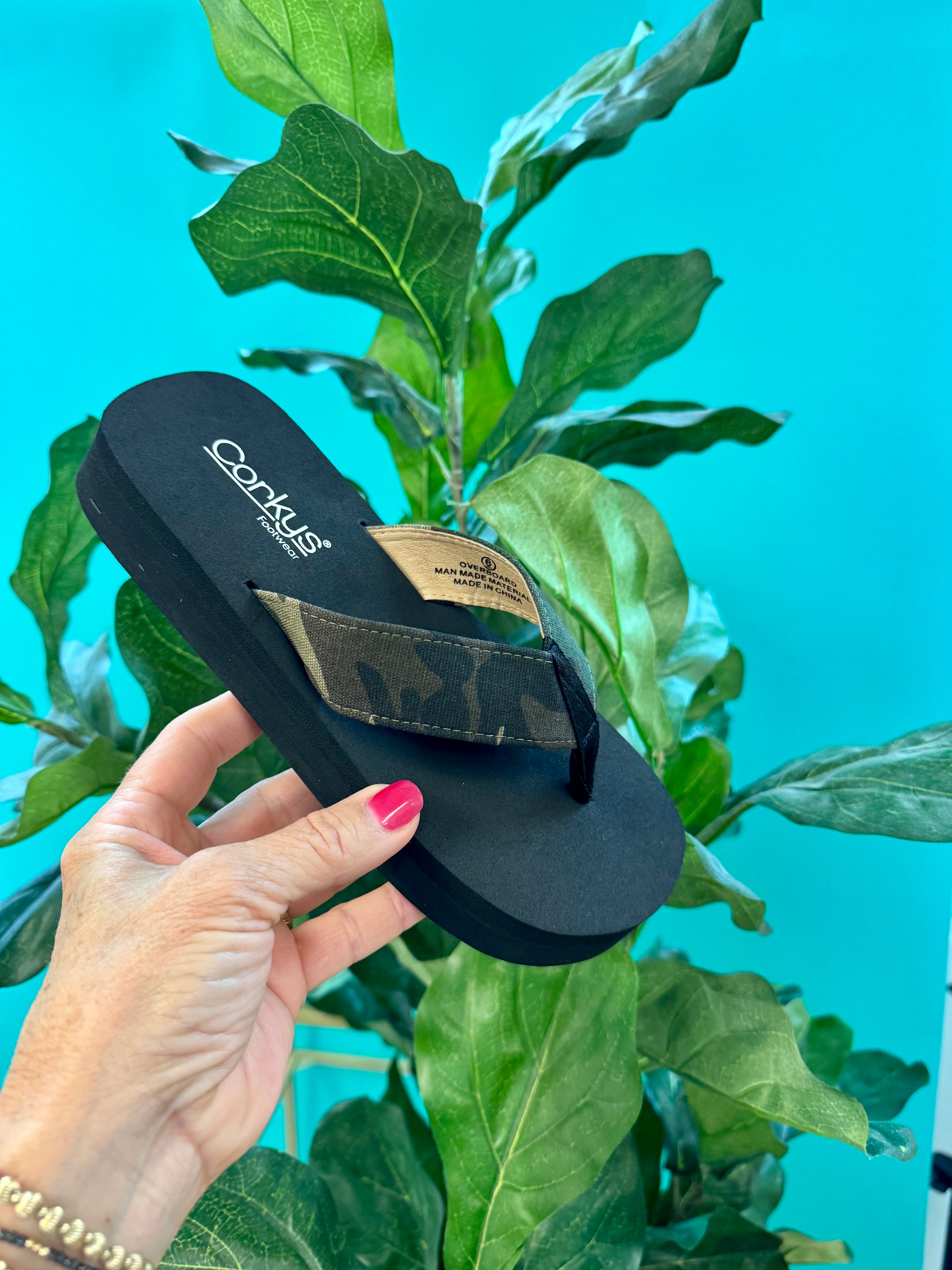 Corkys Overboard Sandal - Camo – The Lovely Closet